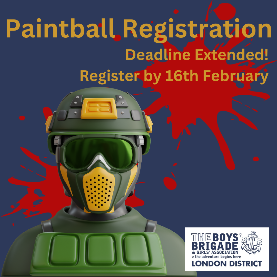 Paintball Registration – The Boys' Brigade in London